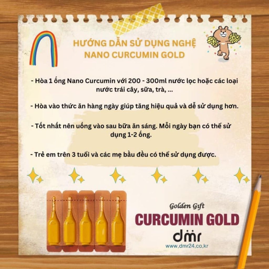 Tinh Chất Nghệ Nano Curcumin Gold SamSung Hàn Quốc [ Hộp 50 ống ...