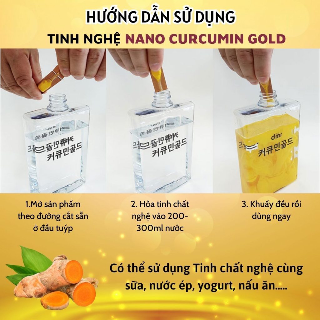 Tinh Chất Nghệ Nano Curcumin Gold SamSung Hàn Quốc [ Hộp 50 ống ...
